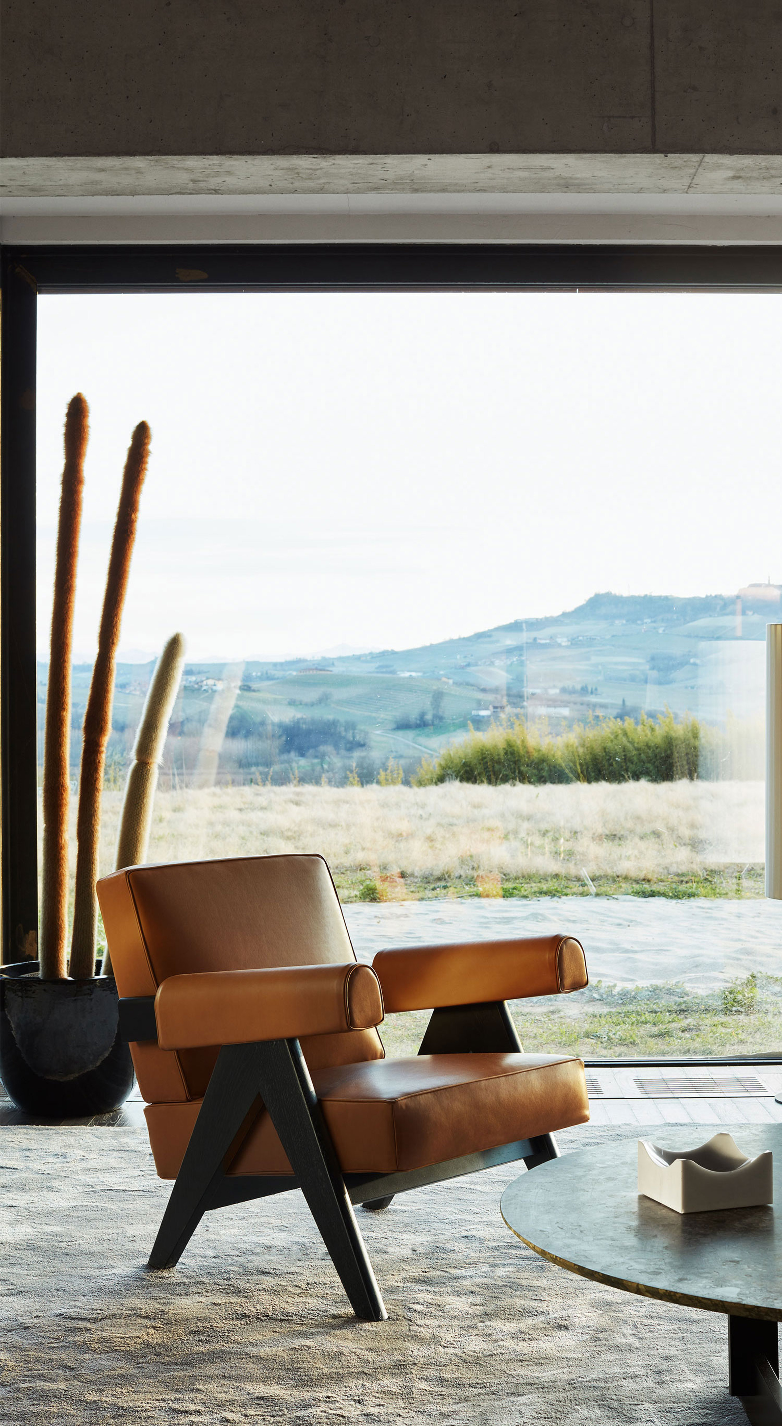 Capitol Complex Armchair by Hommage a Pierre Jeanneret Cassina