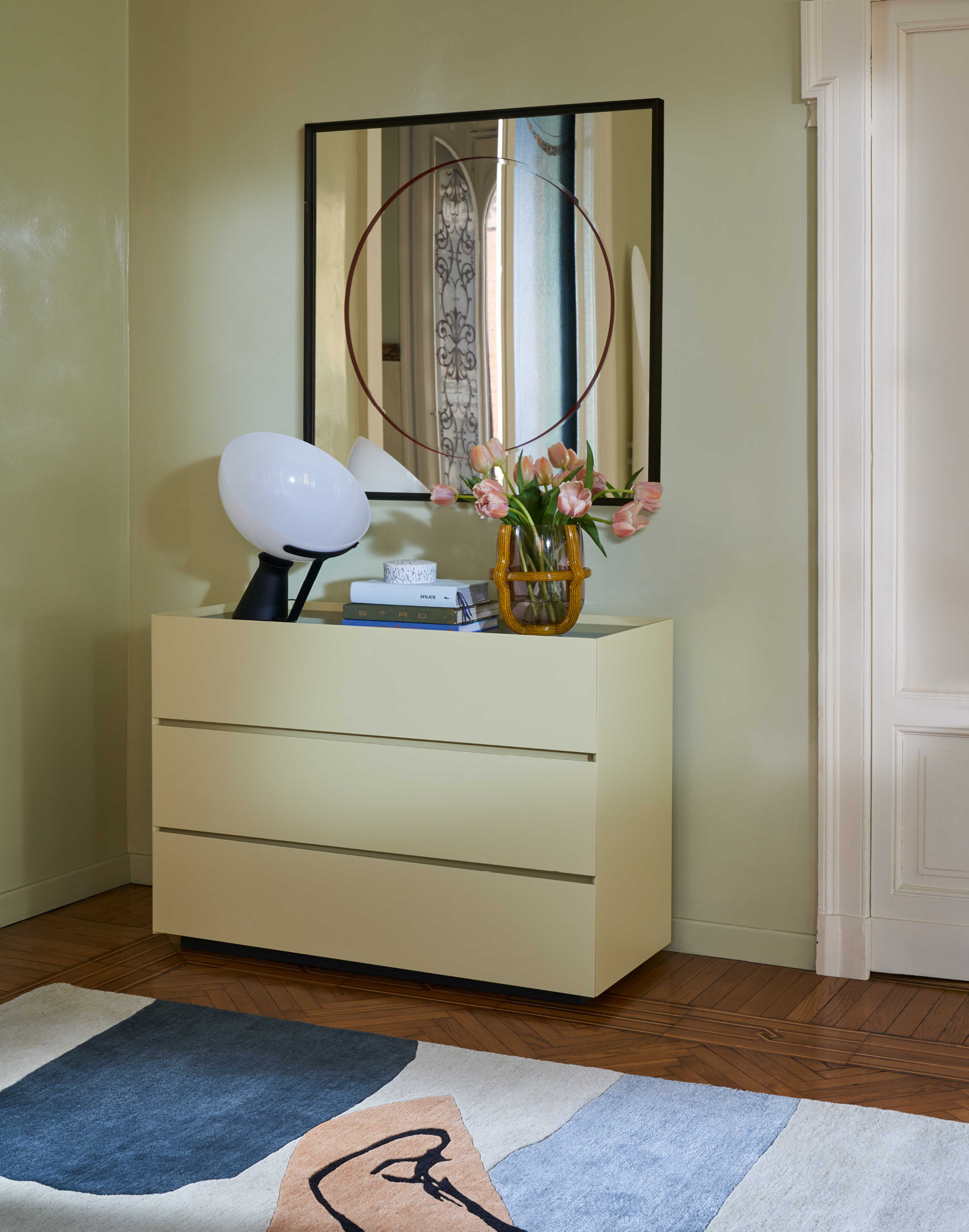 Ghost Box storage cabinet, suspended in air | Mikal Harrsen