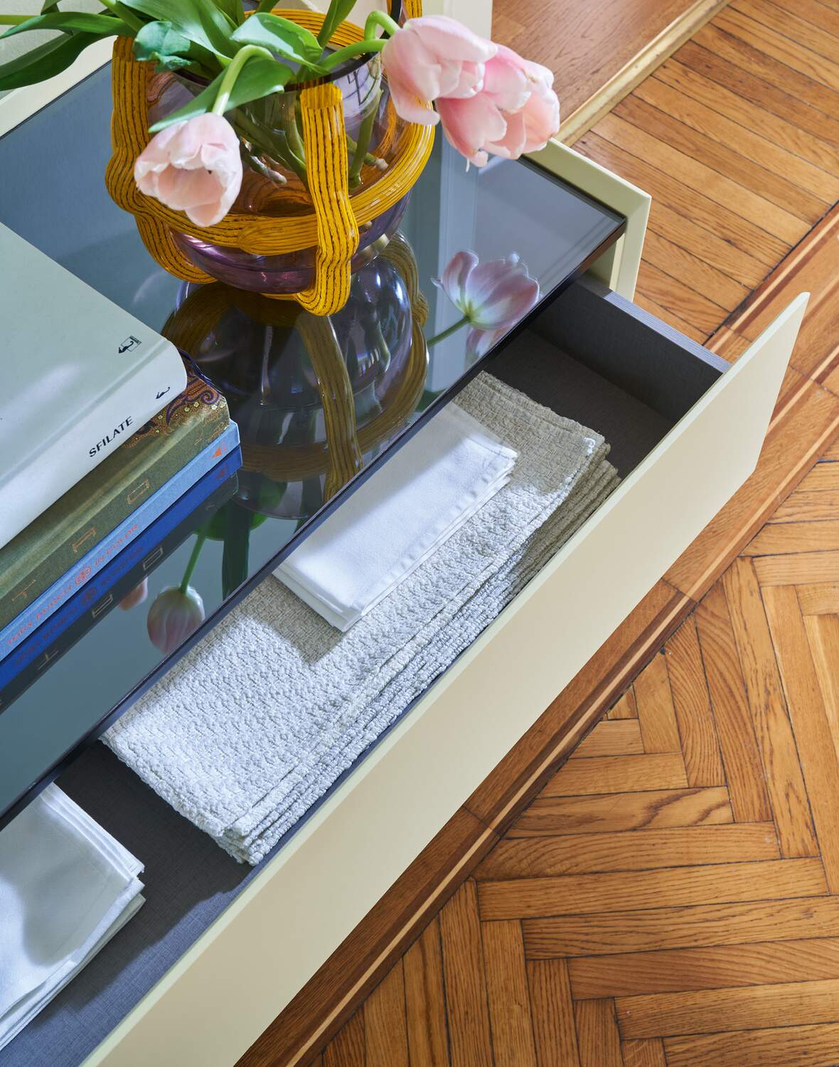 Ghost Box storage cabinet, suspended in air | Mikal Harrsen