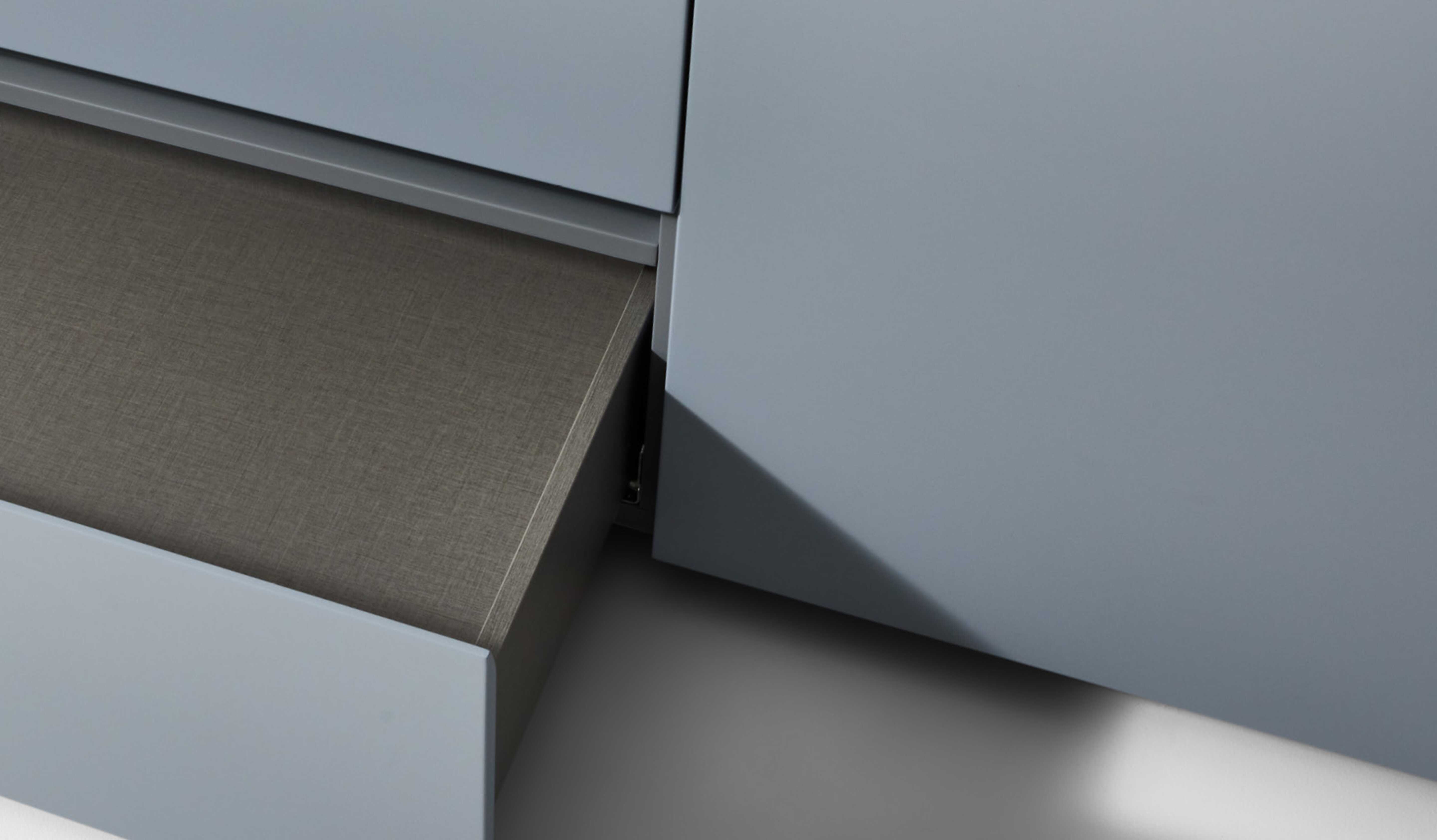 Ghost Box storage cabinet, suspended in air | Mikal Harrsen