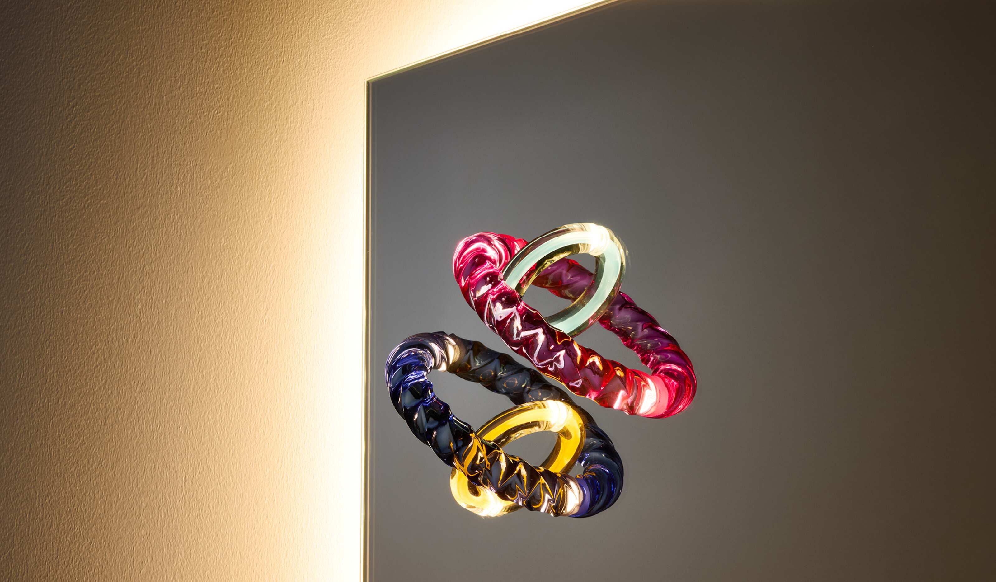 Hooptical Mirror 90 cm Italian design mirror - Bethan Laura Wood