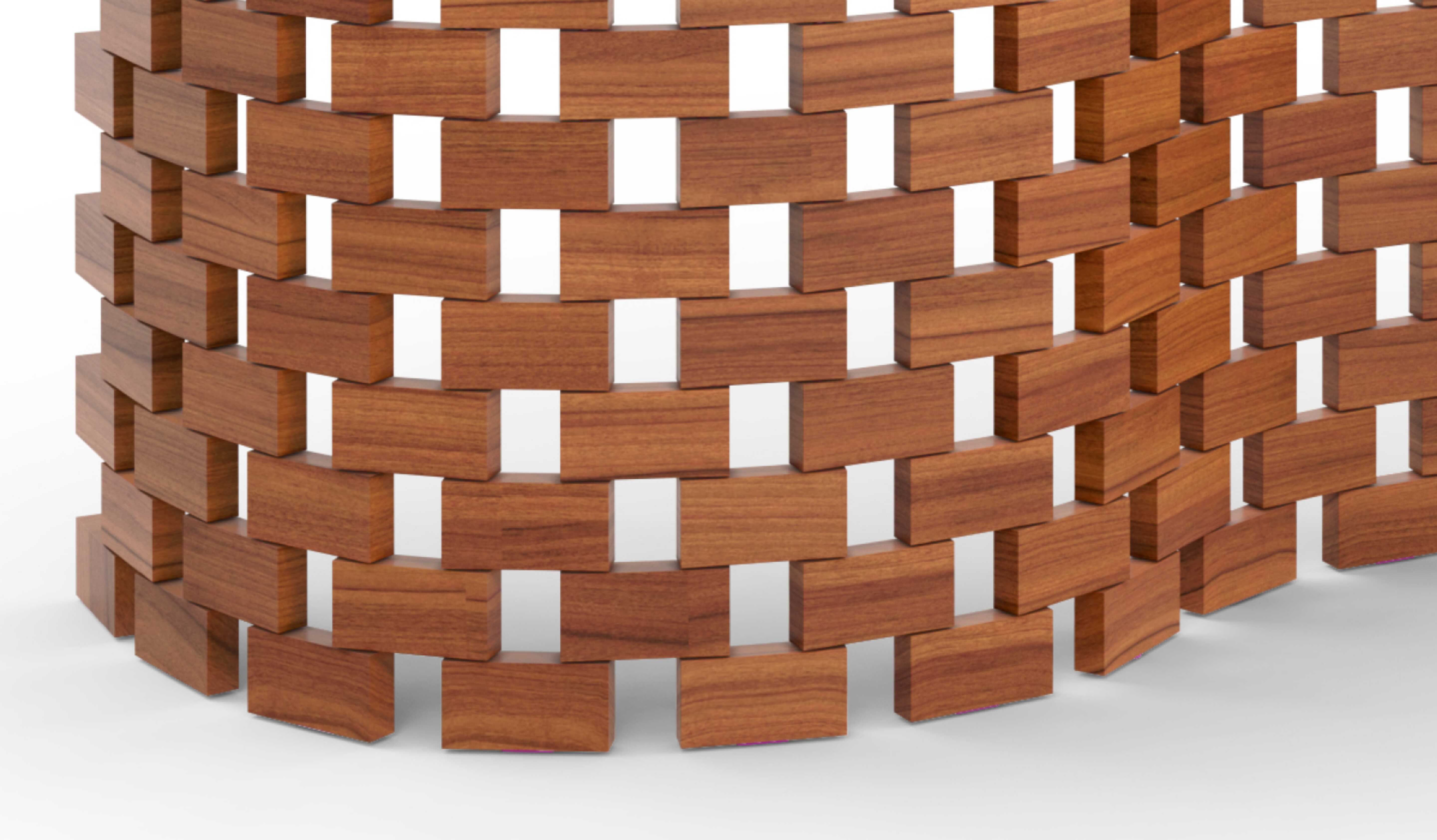 Paravent Ambassade Wood screen by Charlotte Perriand | Cassina