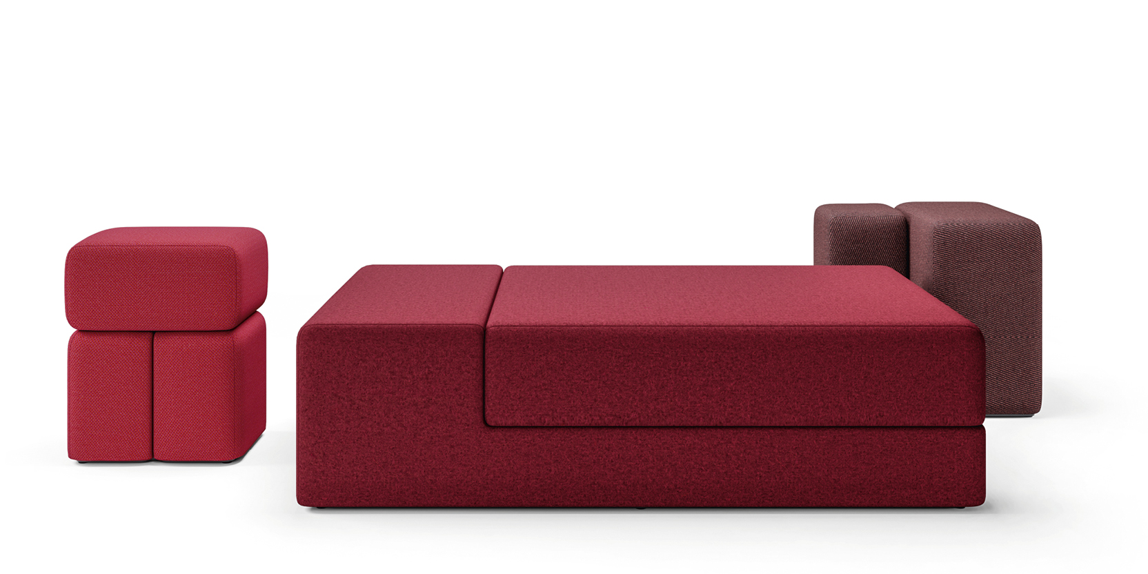Soft Corners ottoman: soft blocks | Pro | L. F. Tangelder | Cassina